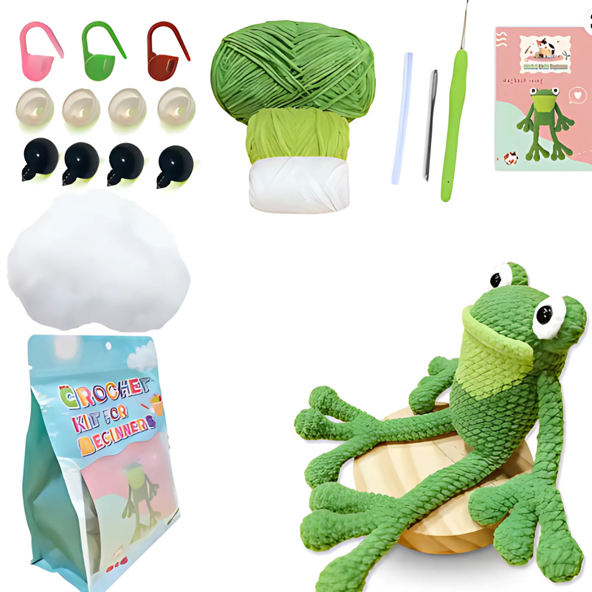 Crochet Frog Kit – Hooks & Needles INT